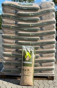 Verdo Premium Træpiller 6 mm 2650 kr 840 kg/pl. 3,15 kr/kg Leveres KUN ...